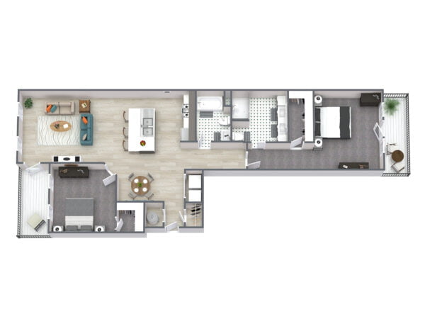 Apartment Floor Plans in Saratoga | Elements at Saratoga Lake
